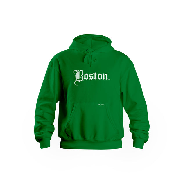 BOSTON GREEN HOODIE | THE LABEL LTD
